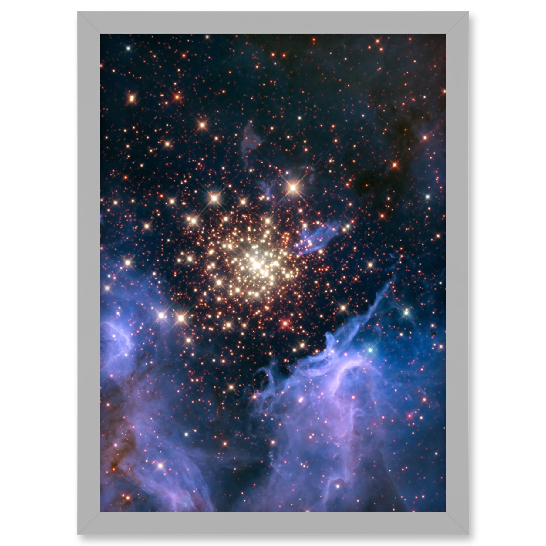 Hubble Space Telescope Image Starburst Cluster NGC 3603 Nebula ...