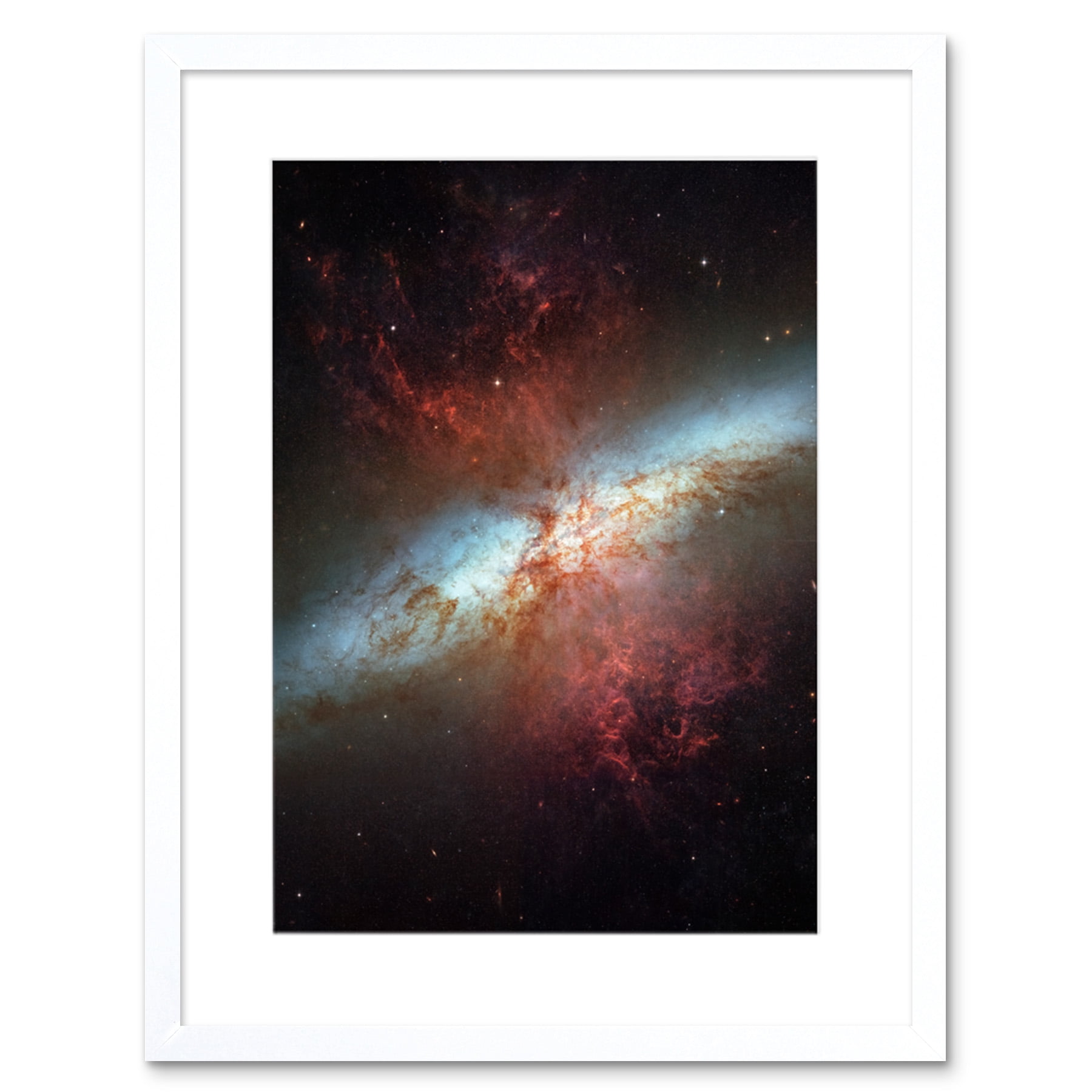 Hubble Space Telescope Image Starburst Galaxy M82 Happy Sweet Sixteen ...