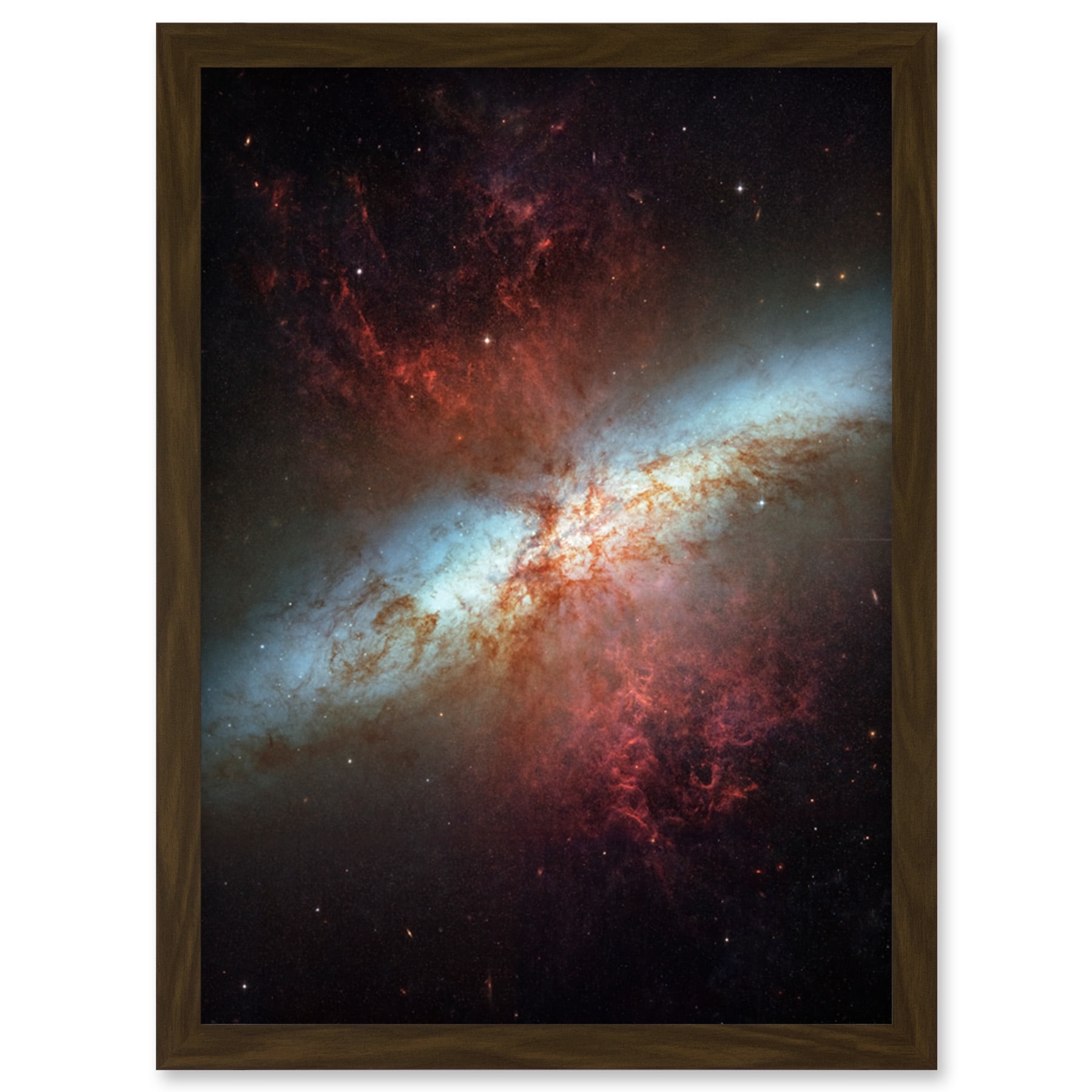 Hubble Space Telescope Image Starburst Galaxy M82 Happy Sweet Sixteen ...