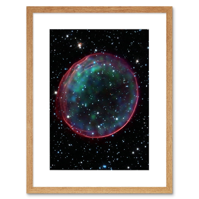 Pink Supernova In Space