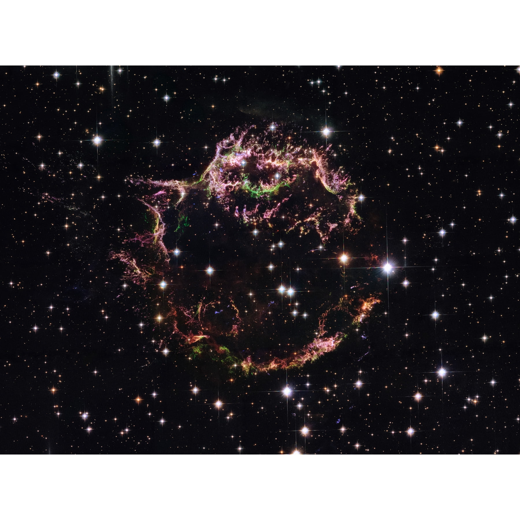 Hubble Space Telescope Image Supernova Remnant Cassiopeia March 2004 ...