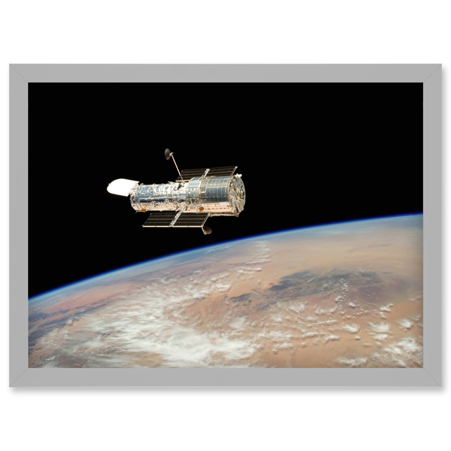 Hubble Space Telescope Image The Hubble's Final Release Over Earth By ...