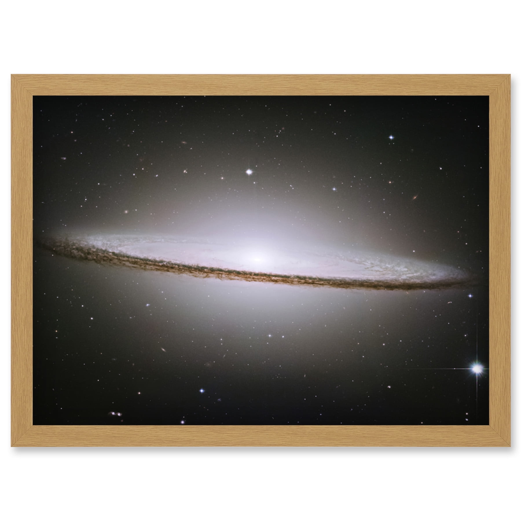 Hubble Space Telescope Image The Majestic Sombrero Galaxy M104 Messier ...