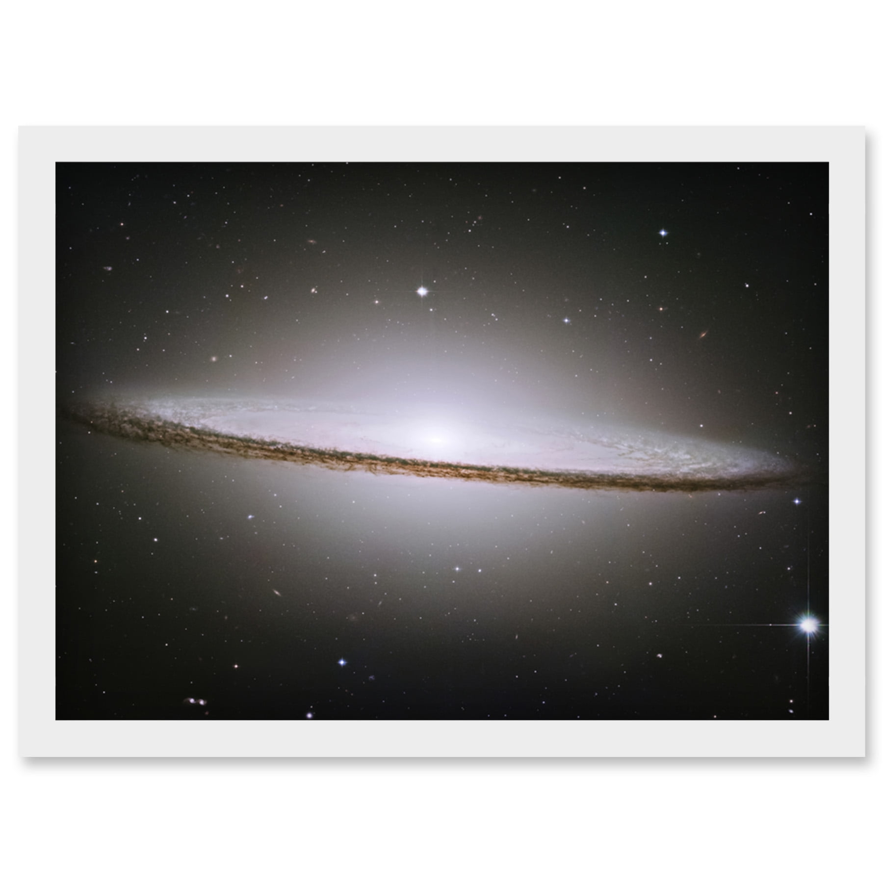 Hubble Space Telescope Image The Majestic Sombrero Galaxy M104 Messier ...