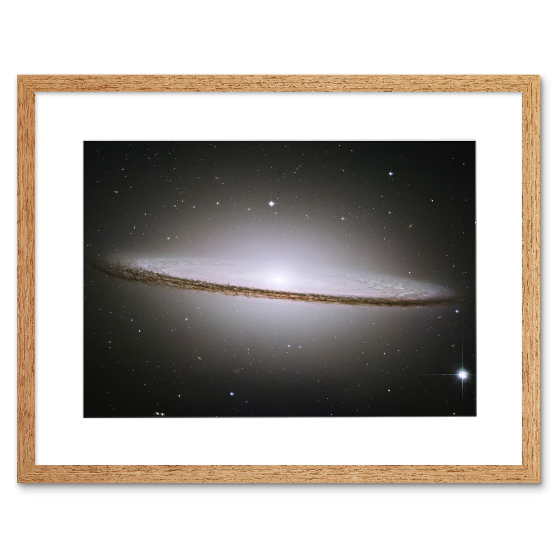 Hubble Space Telescope Image The Majestic Sombrero Galaxy M104 Messier ...