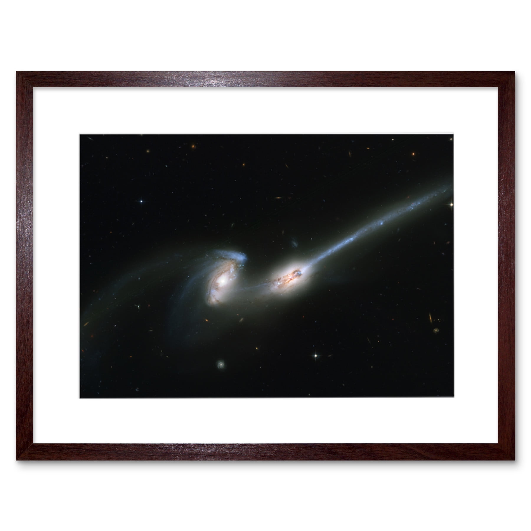 Hubble Space Telescope Image The Mice NGC 4676 Stunning Collision ...