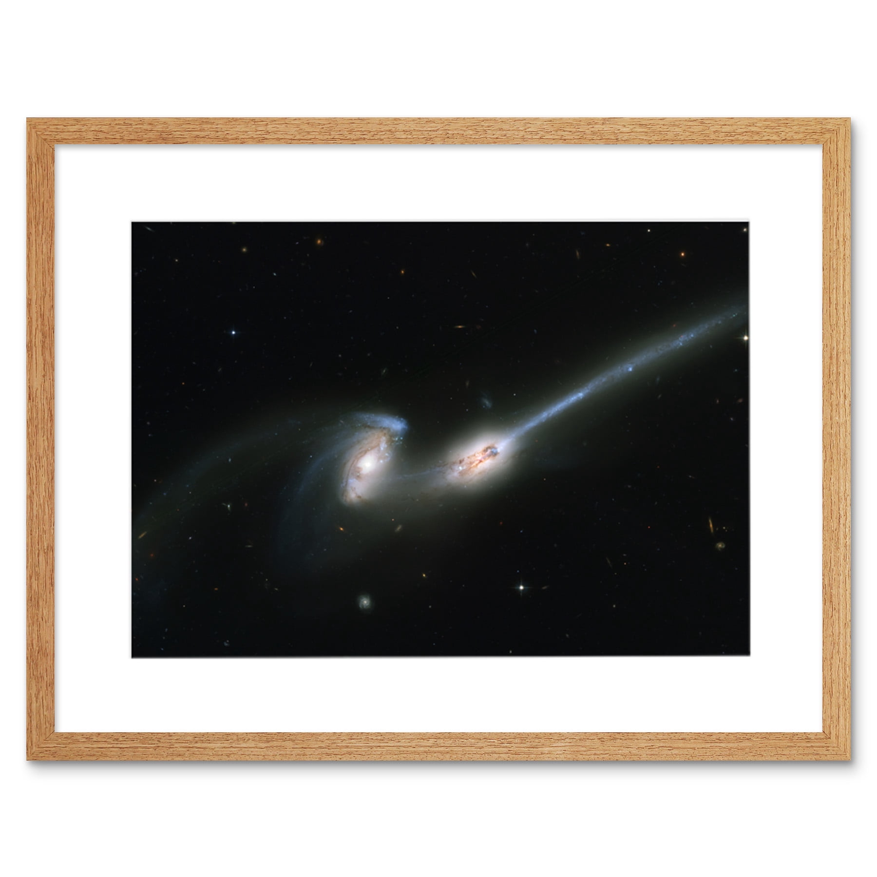 Hubble Space Telescope Image The Mice NGC 4676 Stunning Collision ...
