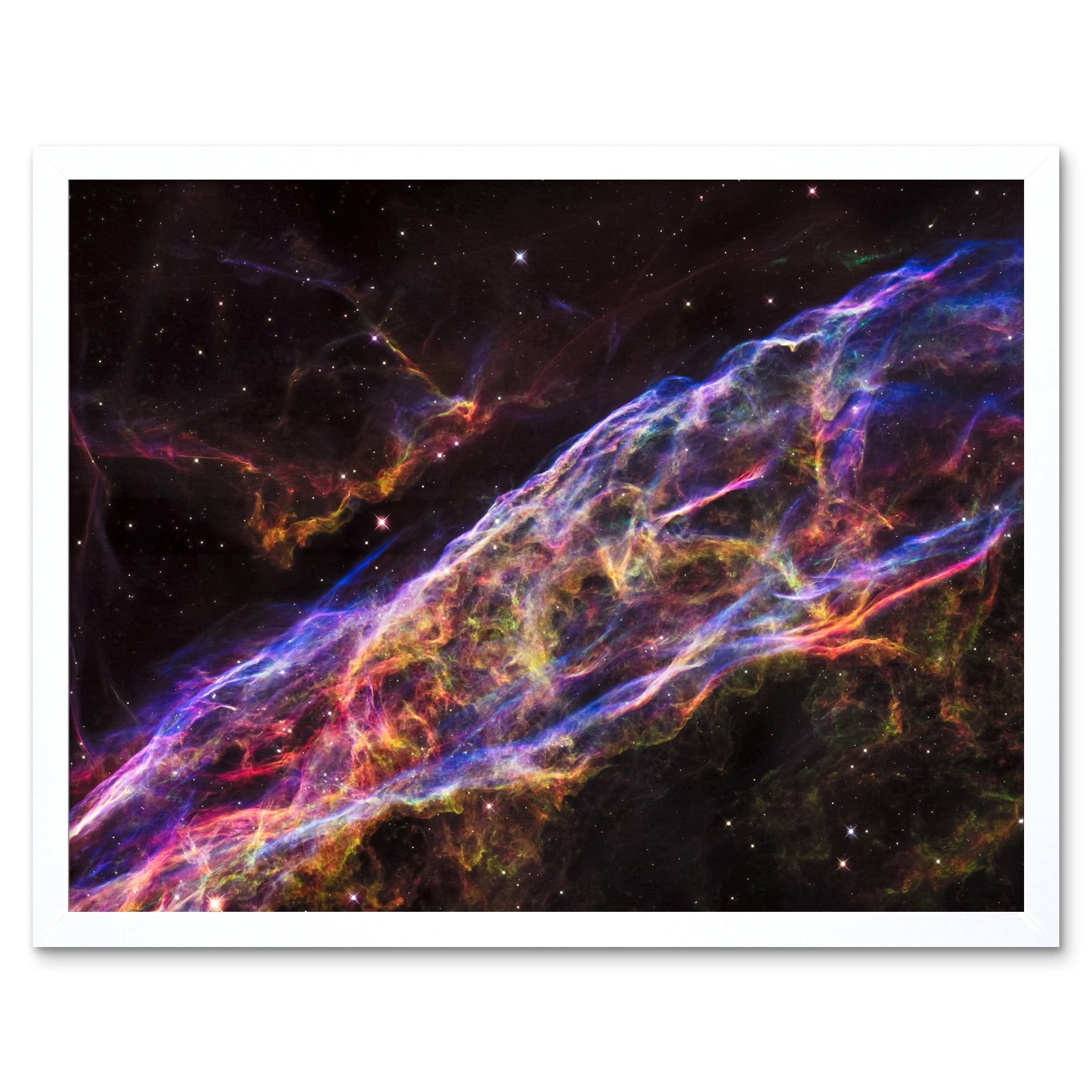 Hubble Space Telescope Image Veil Nebula Supernova Remnant Blast Wave ...