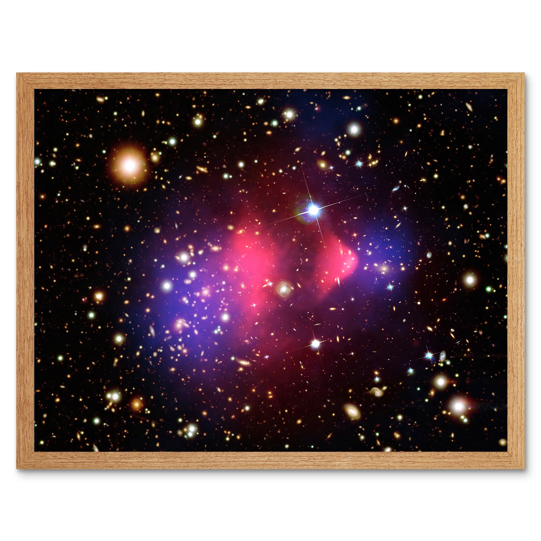 Hubble Space Telescope Image Visible-Light X-Ray Composite Image Galaxy ...