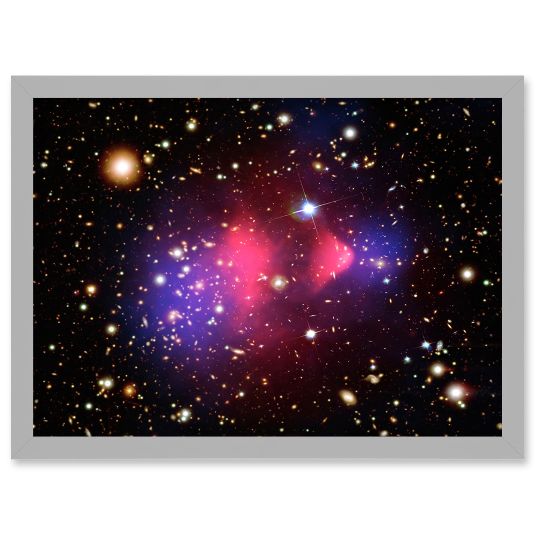 Hubble Space Telescope Image Visible-Light X-Ray Composite Image Galaxy ...