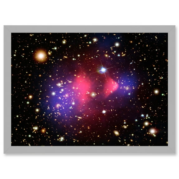 Hubble Space Telescope Image Visible-Light X-Ray Composite Image Galaxy ...