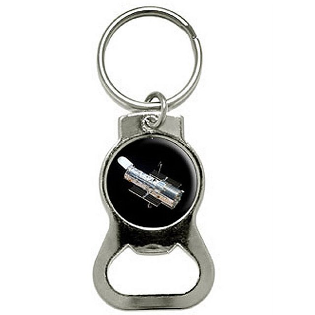 Hubble Telescope Astronomy Space Bottle Cap Opener Keychain Key Ring ...