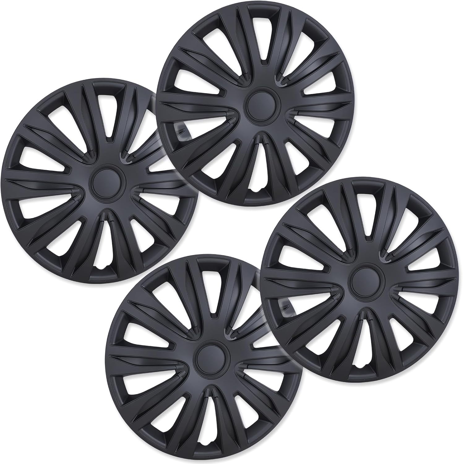 Hubcaps 16", Wheel Rim Cover Universal R16 Hub Caps, Steel Wheel Car ...