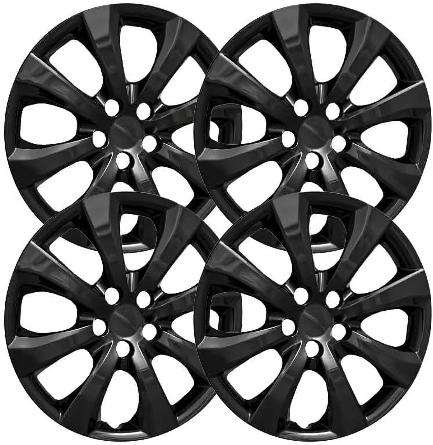 Hubcaps Compatible with 09-24 Toyota Corolla (Set of 4) Snap-on 5 Lug ...