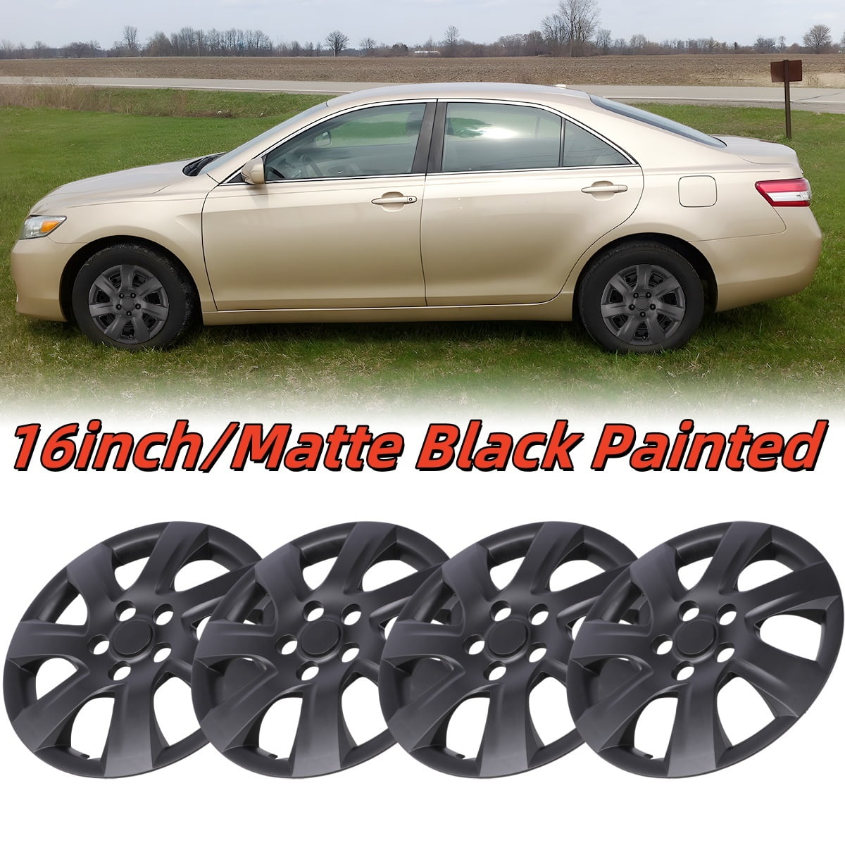 Hubcaps Wheel Covers 16 " Set of 4 for 2007-2011 TOYOTA CAMRY / 2007 ...