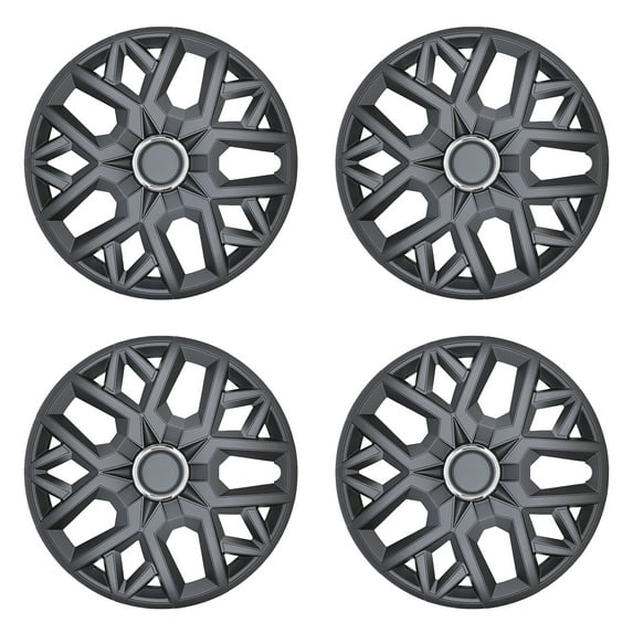 Hubcaps Wheel Covers Replacement R16 Size Hub Cap Universal-Fit Steel ...