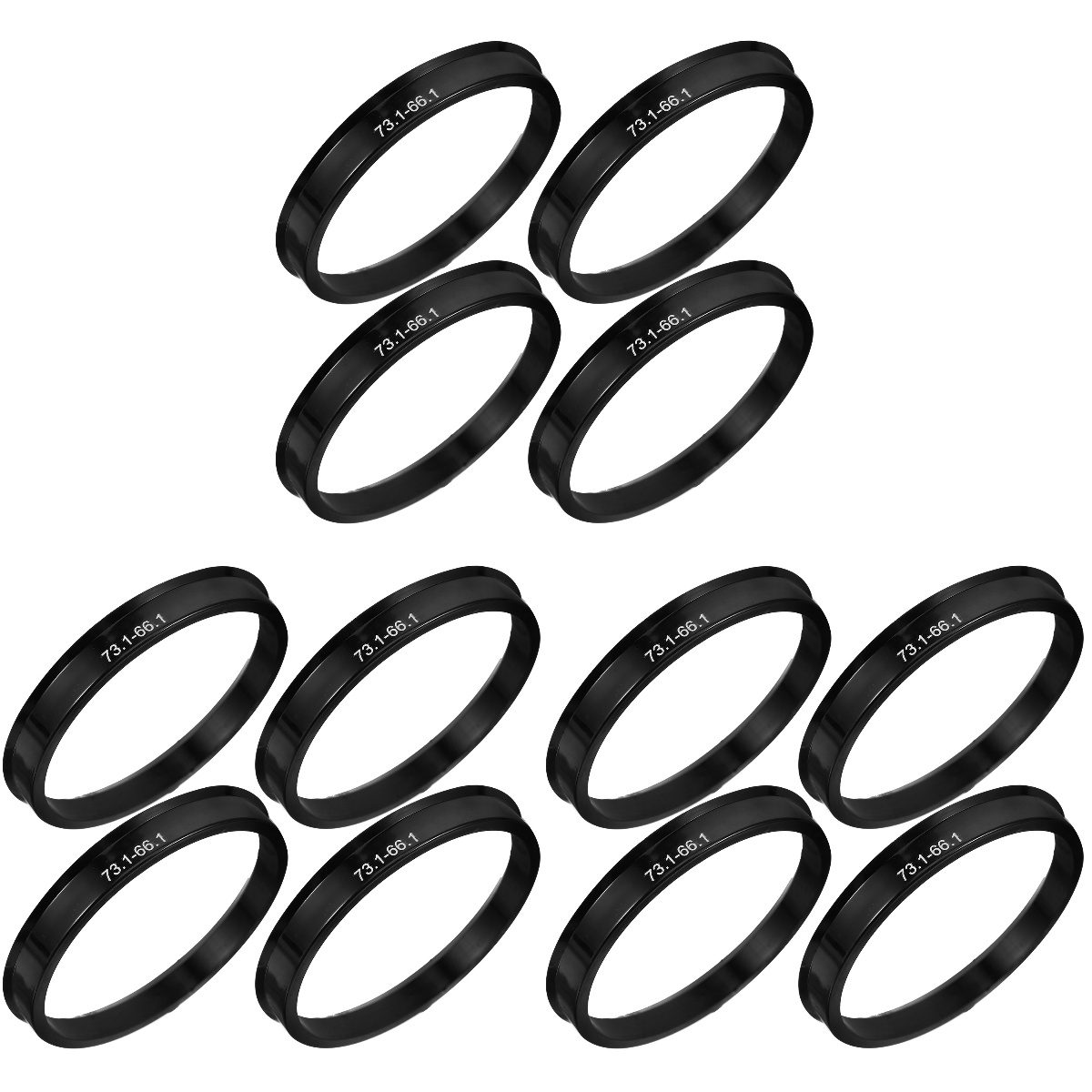 Hubcentric Rings Reducer Car Exterior Decorations Aluminum Alloy Collar ...