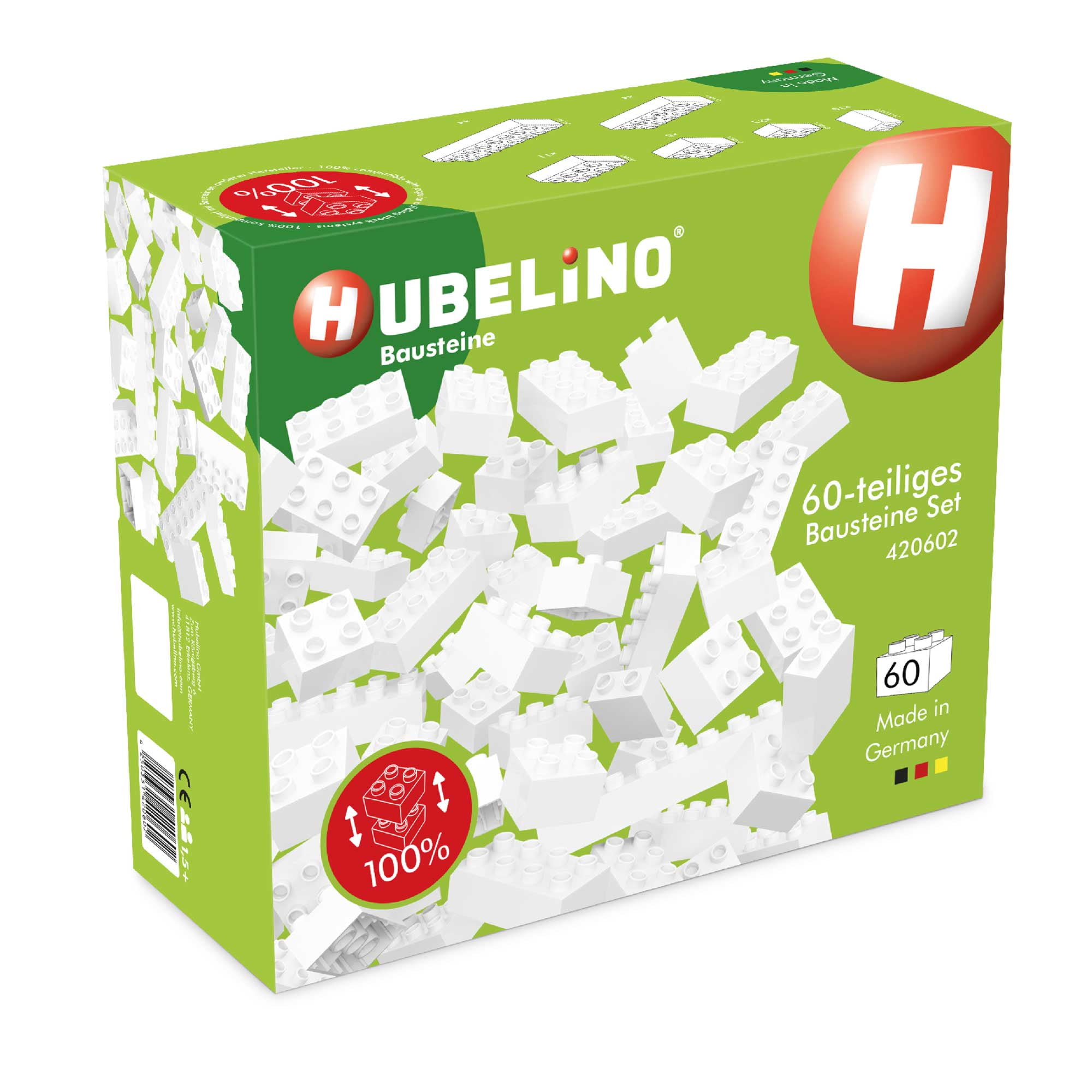 Hubelino White Building Blocks Accessory Set (60 Pcs) - Walmart.com