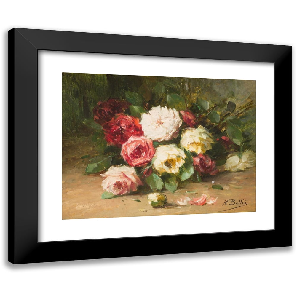 Hubert Bellis 18x15 Black Modern Framed Museum Art Print Titled - Rose ...