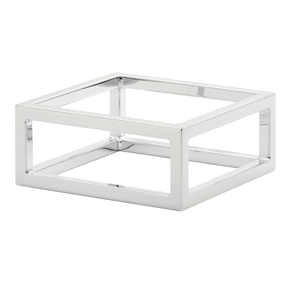 Hubert Cerve Collection MDEX Chrome Display Riser - 7"L x 7"W x 3"H ...