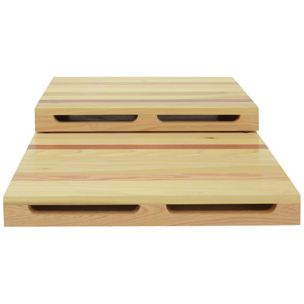 Hubert® Expressly Hubert 2-Step Multi-Colored Wood Riser Set - Walmart.com