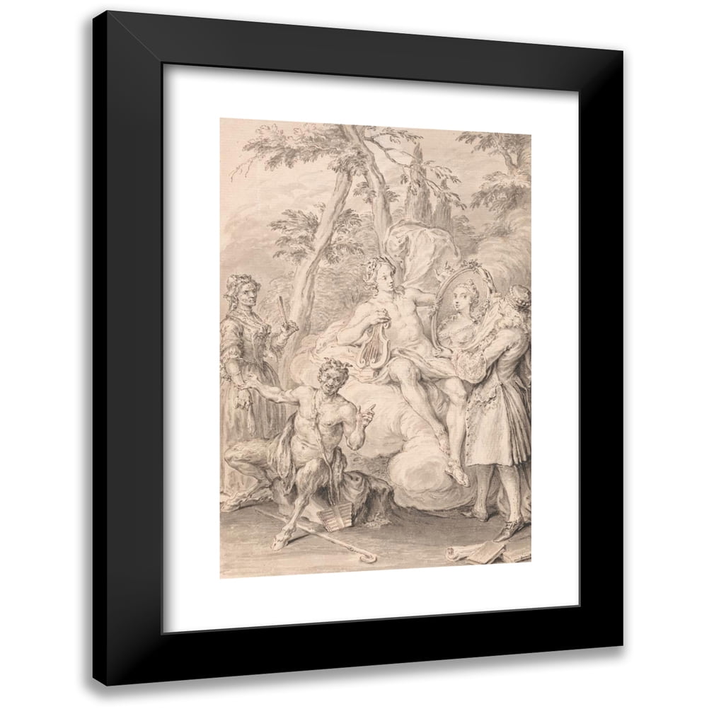 Hubert-François Gravelot 13x18 Black Modern Framed Museum Art Print ...
