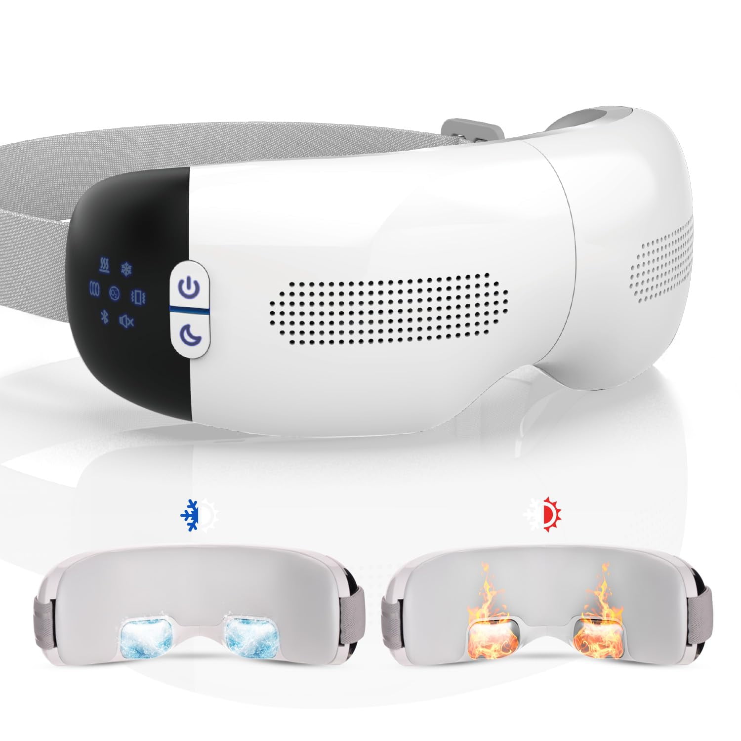 HubiCare Eye Massager with Heat and Cooling Eye Masks with Hot and Cold ...