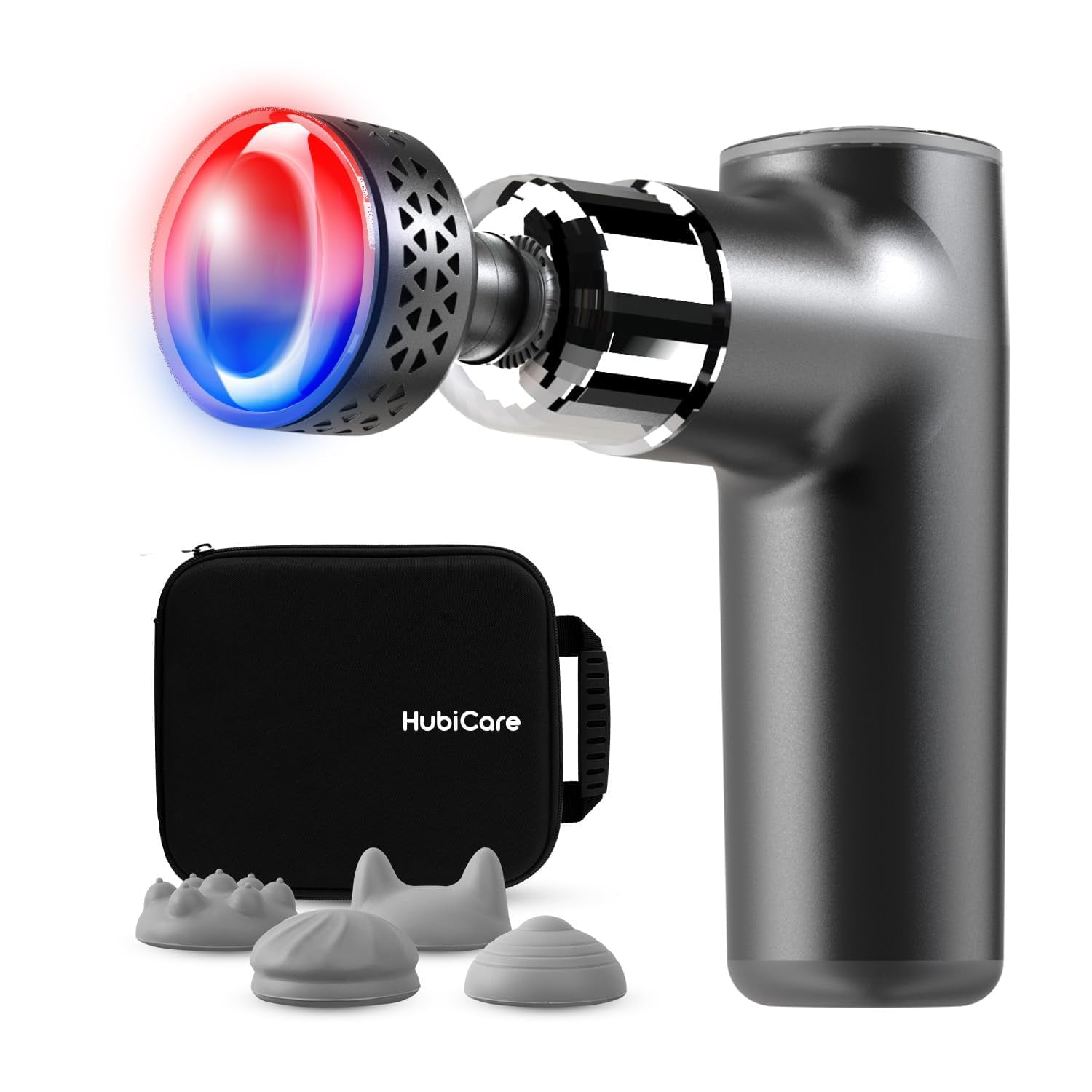 HubiCare Heat and Cool Massage Gun, Deep Tissue Impact Massager for ...