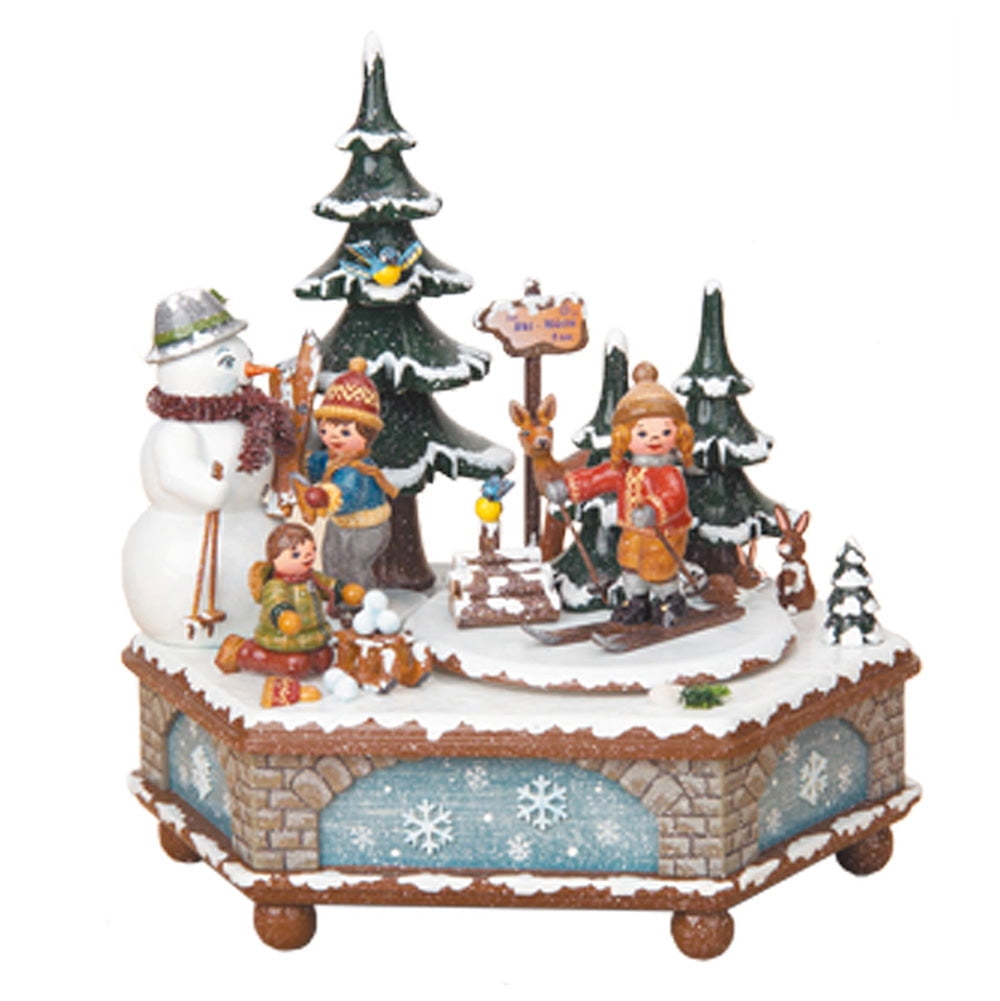 Hubrig Volkskunst Wintertime Music Box - 104h3001 - Walmart.com
