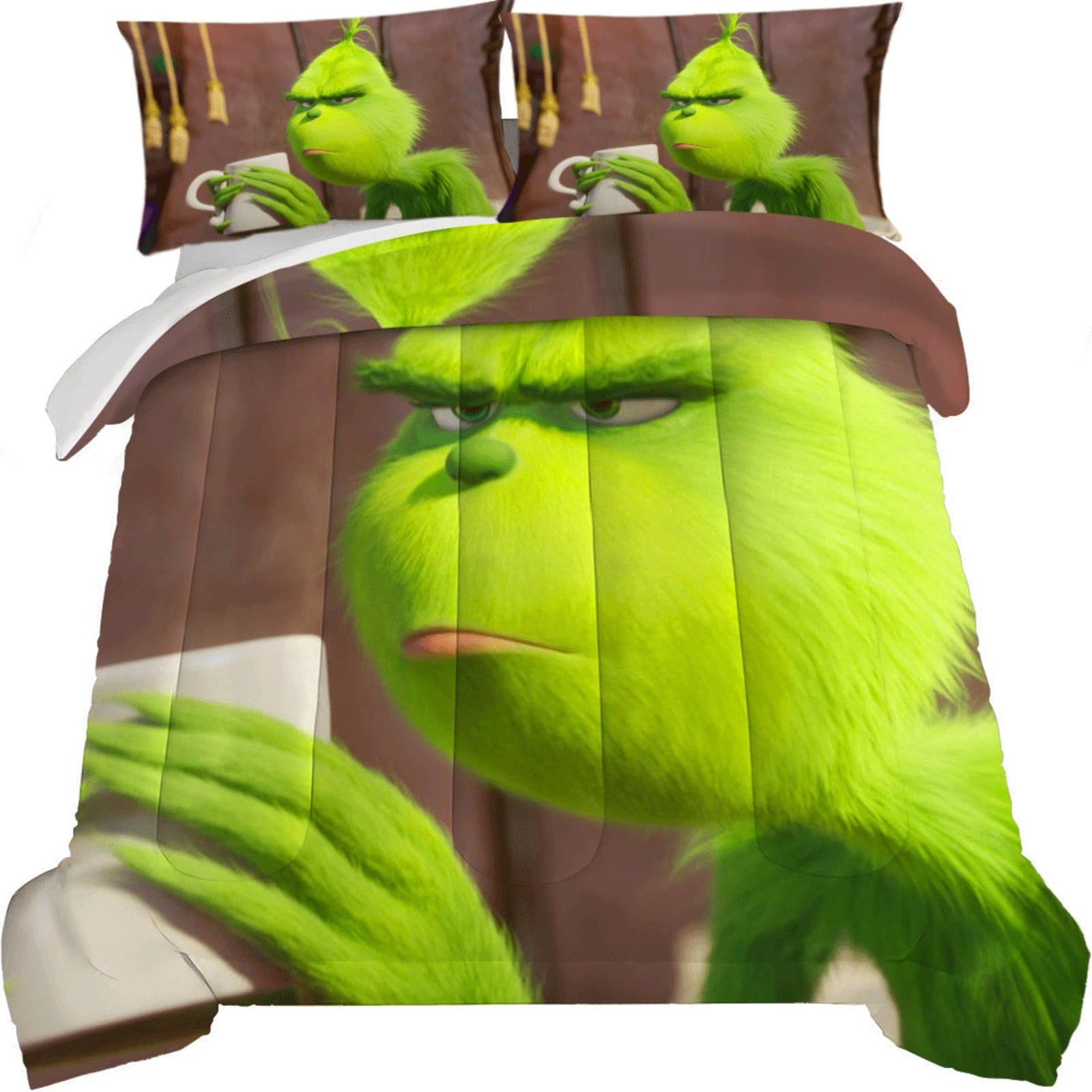 Huchen 35x80-Inch Grinch By Dr. Seuss Holiday & Christmas Bedding Super ...