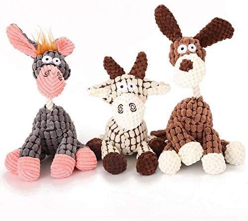 Huchen Farm Animal Dog Toys for Small Dogs, Stuffed Dog Toy, Multi Pack ...