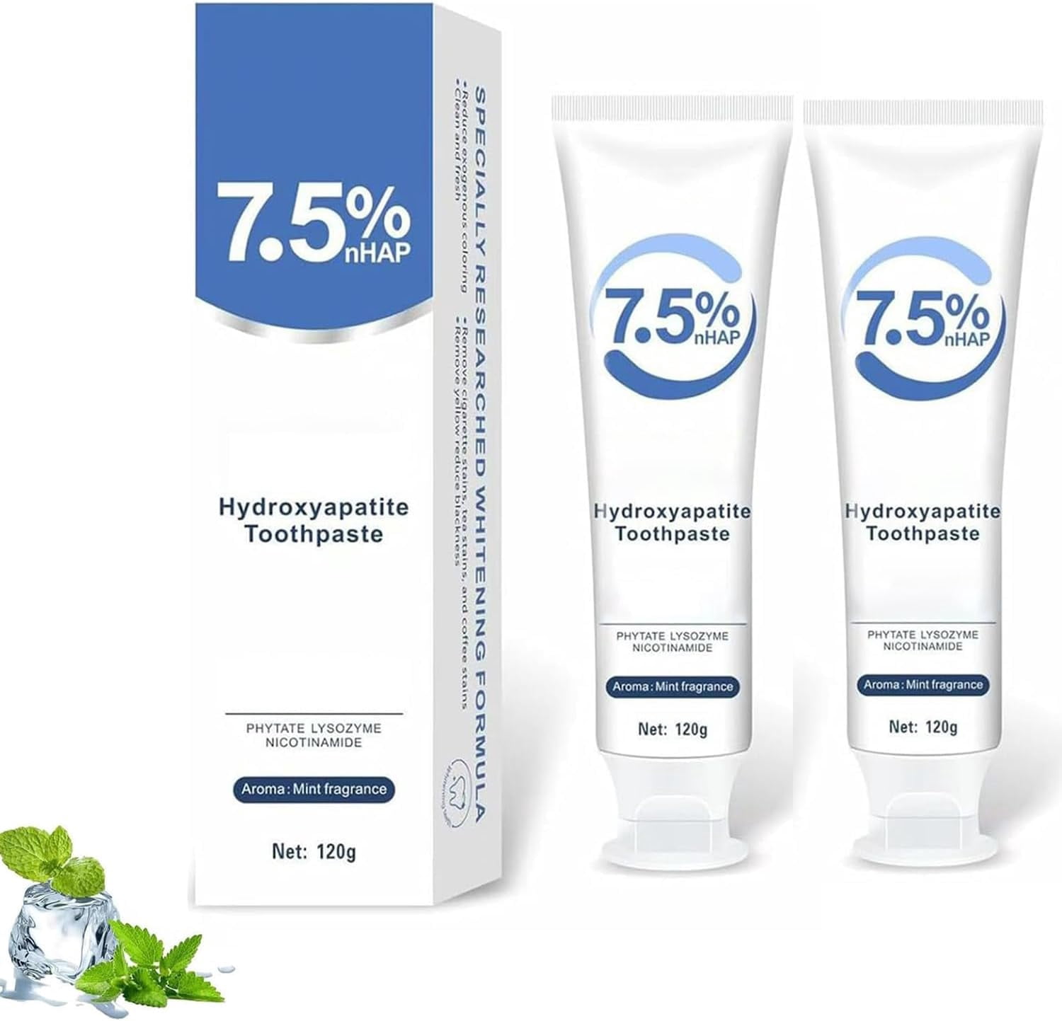 Huchen Hydroxyapatite Toothpastes for Enamel Protection,Hydroxyapatite ...