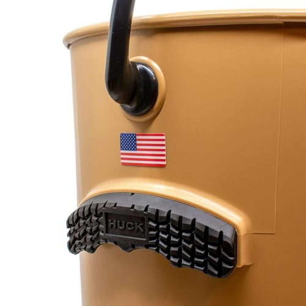 Huck Performance Bucket - Black n' Tan - Tan w/Black Handle - Walmart.com