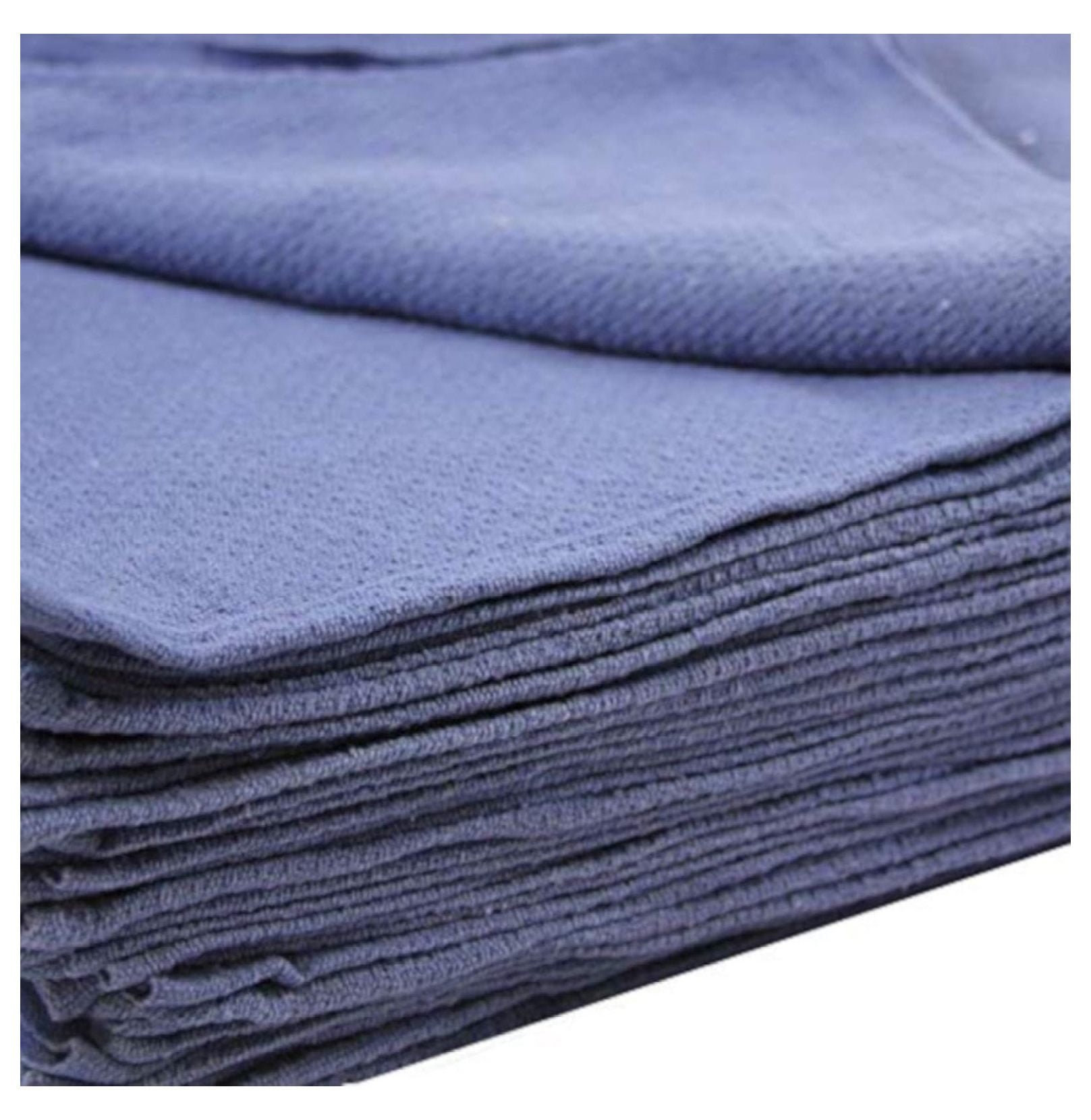 Huck Towels Blue- -50 Piece Pack -16"x 24"- New 100% Cotton Super ...