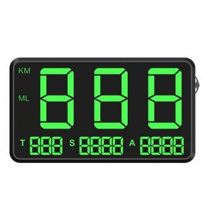Hud Car Universal Gps Speedometer Mph/Km/H Usb Plug & Play Overspeed ...