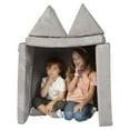 Huddle Customizable Kids Play Foam Couch, Grey - Walmart.com