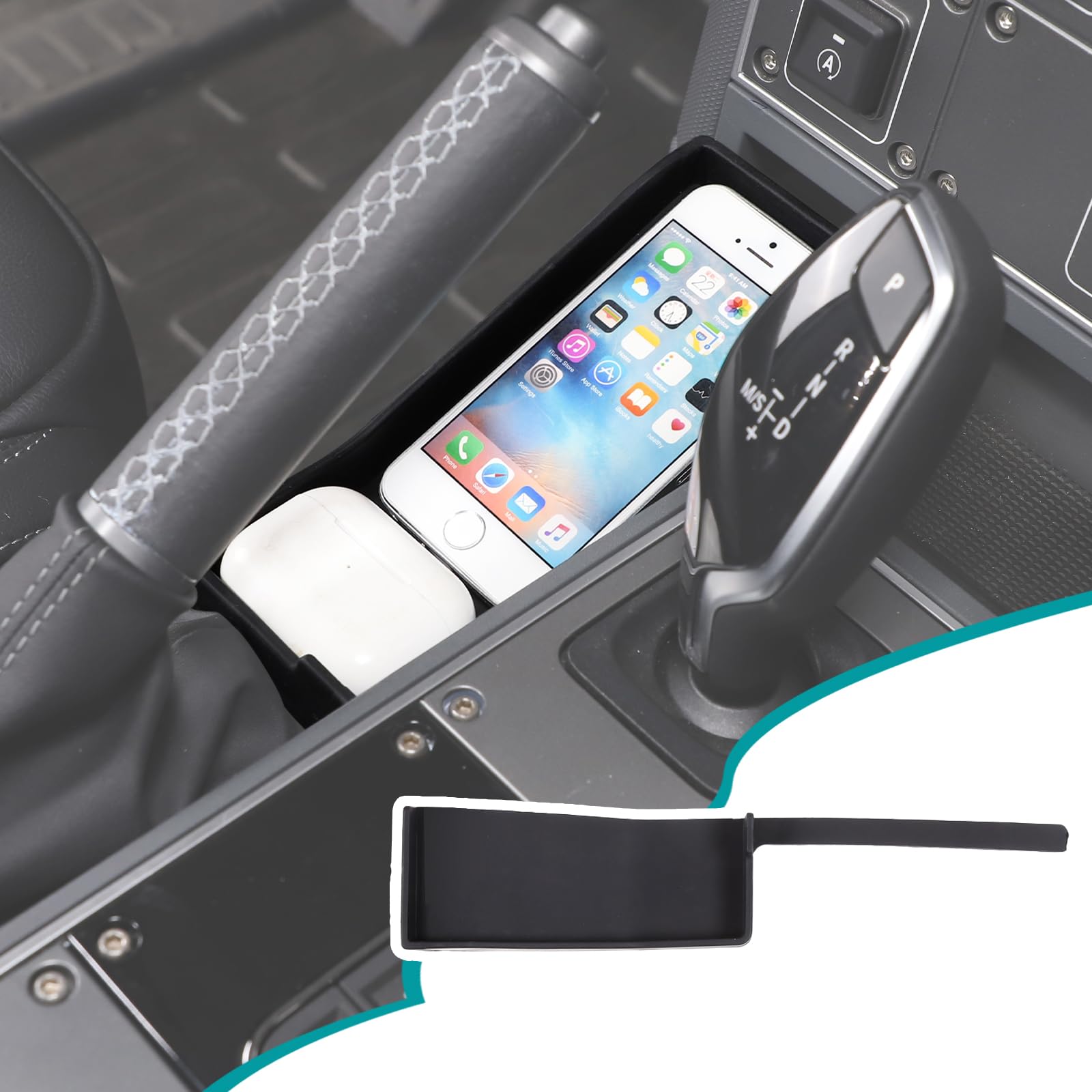 Hudiriy Auto Gear Shifter RRF12 Console Side Storage Box Compatible with Ineos Grenadier 2020 ...