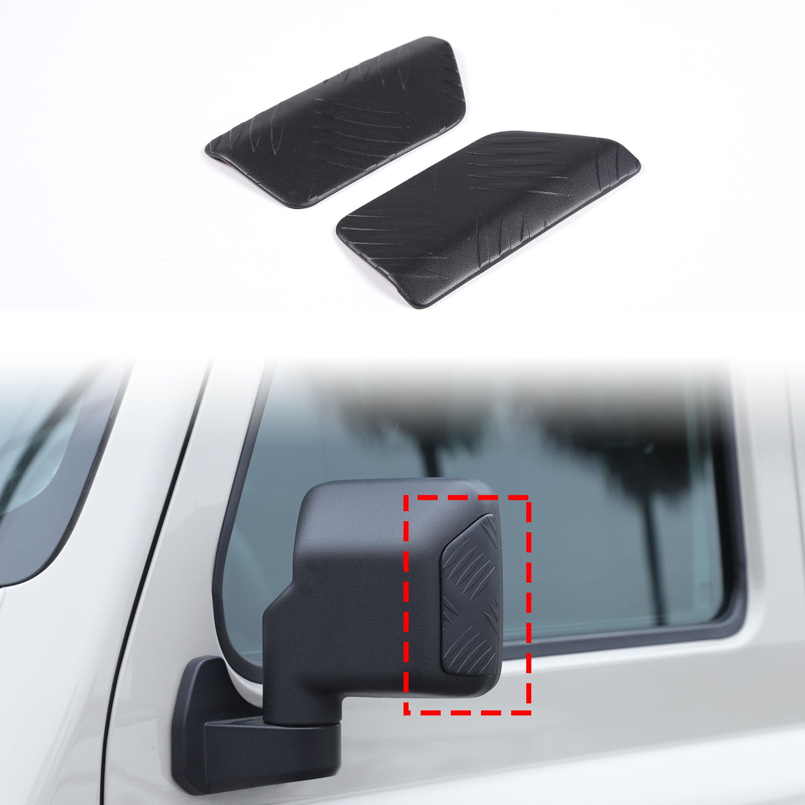 Hudiriy Car Rear View KEF16 Mirror Collision avoidance Trim Sticker ...