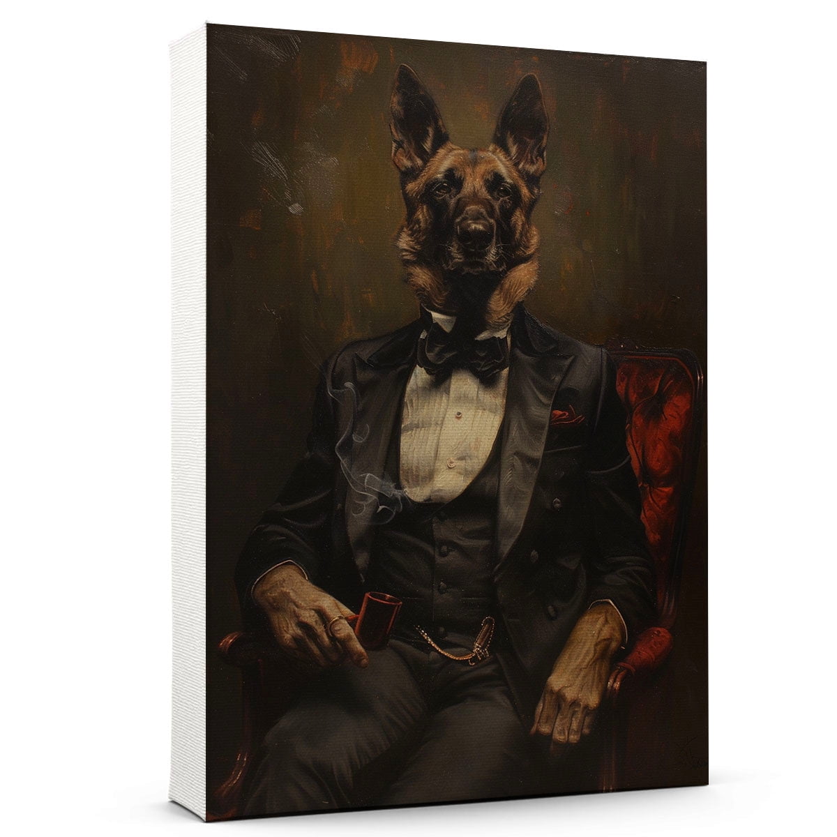 Hudo Chinook Painting Gentleman Style on Canvas, Chinook Vintage ...