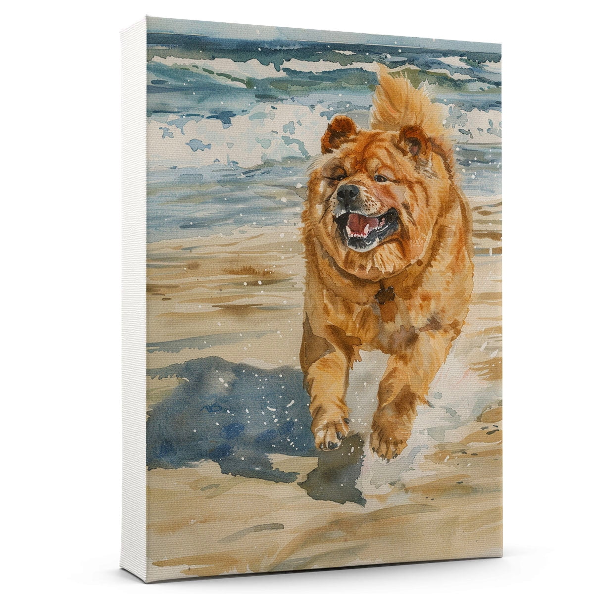 Hudo Dog Wall Art, Funny Animal Canvas Wall Decor for Bedroom, Printed ...