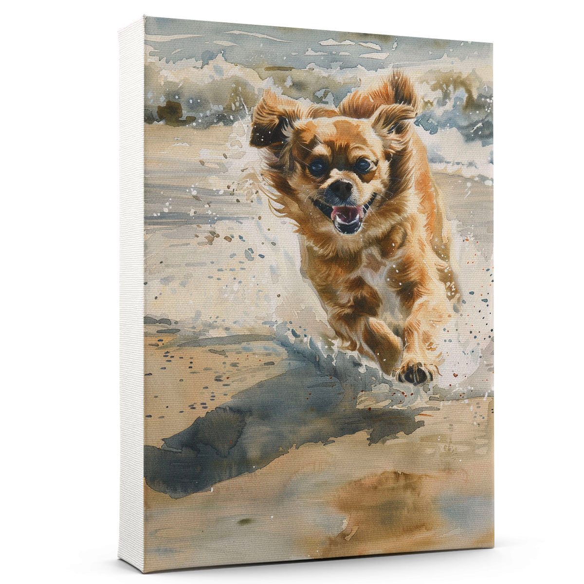 Hudo Dog Wall Art, Funny Animal Canvas Wall Decor for Bedroom, Printed ...