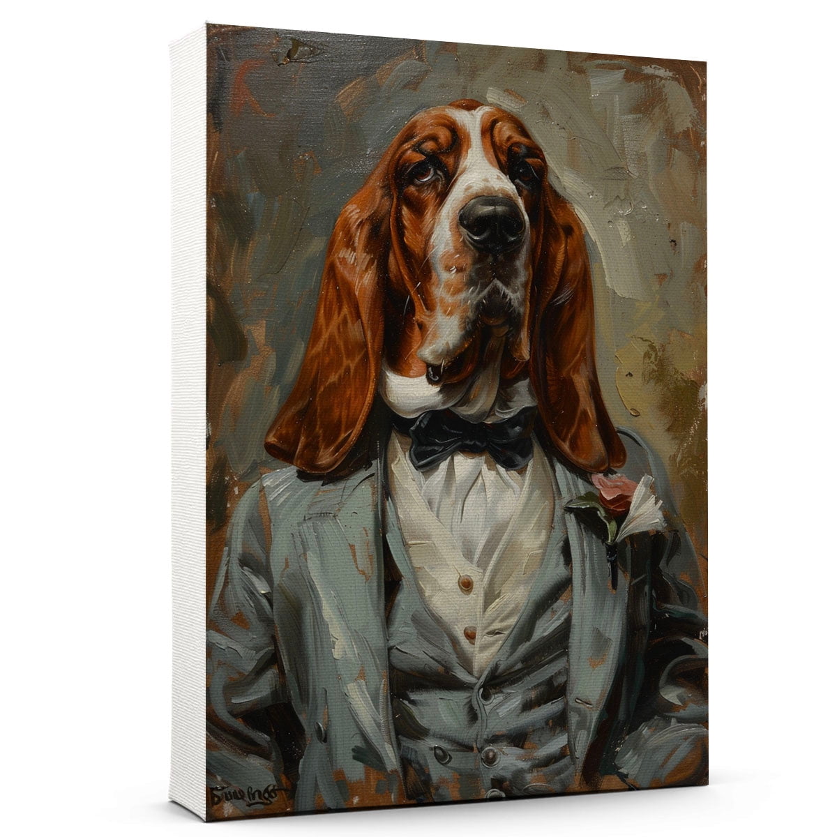 Hudo Gift Fathers Day, Basset Hound Dog Dad Poster - Father Gifts ...