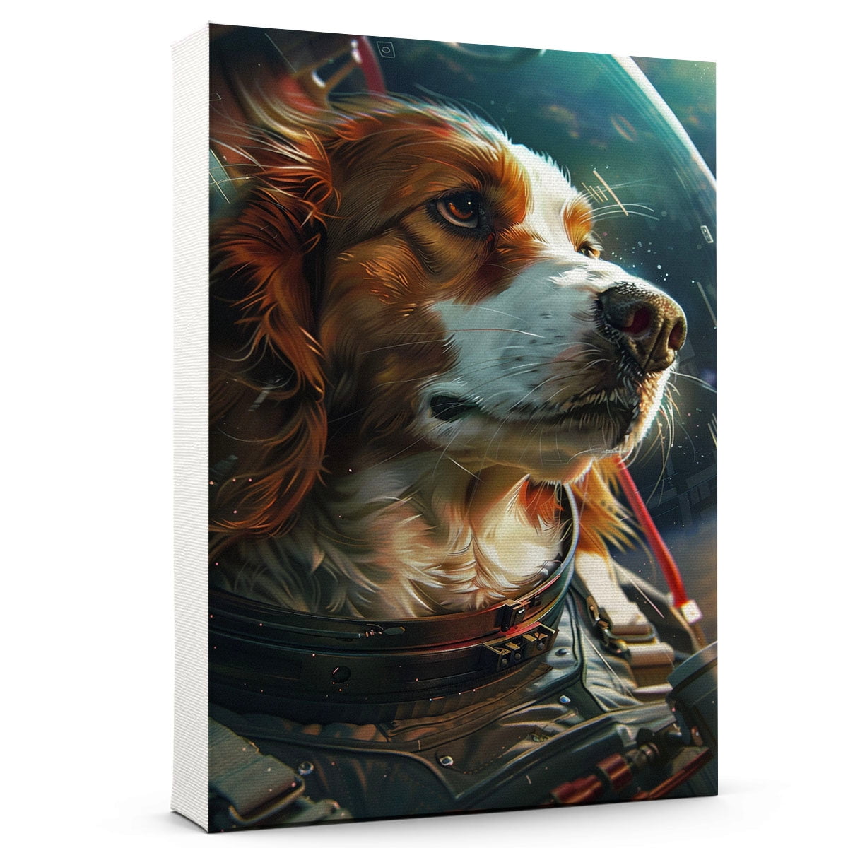 Hudo Nederlandse Kooikerhondje Space Poster, Dog Wall Art, Nederlandse ...