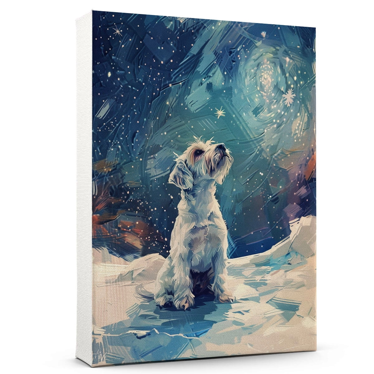 Hudo Pet 8X12 Unframed Starry Night Van Gogh Inspired Sealyham Terrier ...