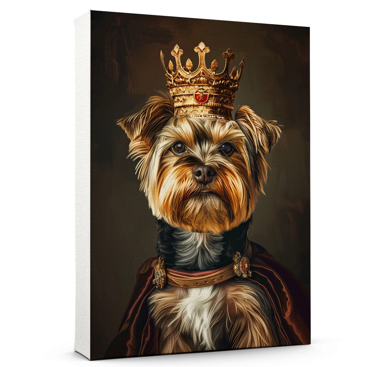 Hudo Pet Portrait in a Royal Costume Dog - Biewer Terrier Dog Poster ...