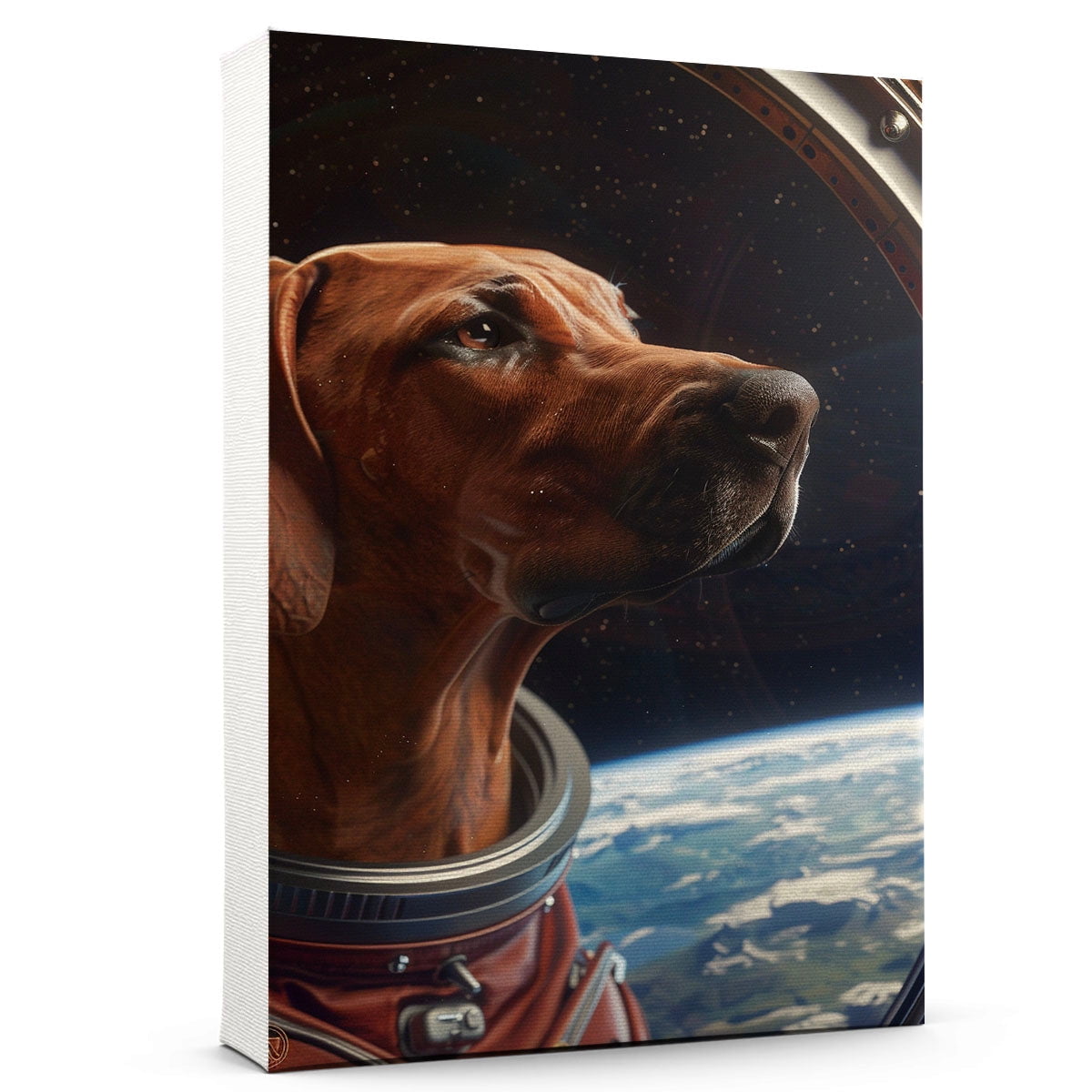 Hudo Rhodesian Ridgeback Space Poster, Dog Wall Art, Rhodesian ...