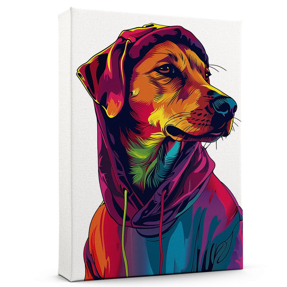 Hudo Wall Art - Funny Dog Canvas Poster for Kids' Room - Cirnecodell ...