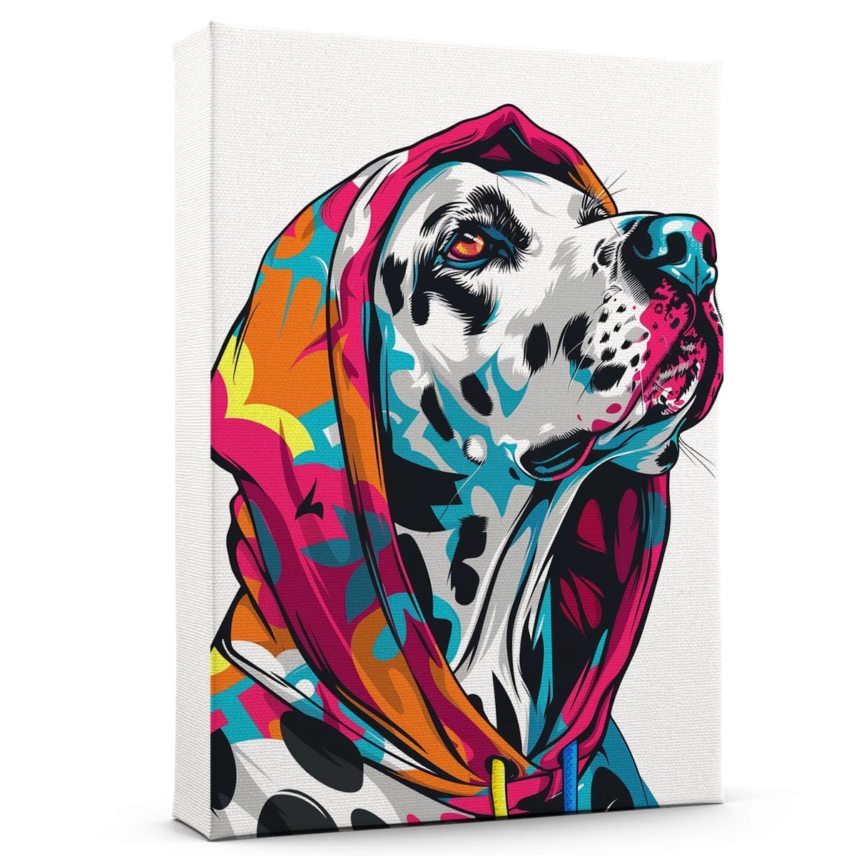 Hudo Wall Art - Funny Dog Canvas Poster for Kids' Room - Dalmatian Dog ...