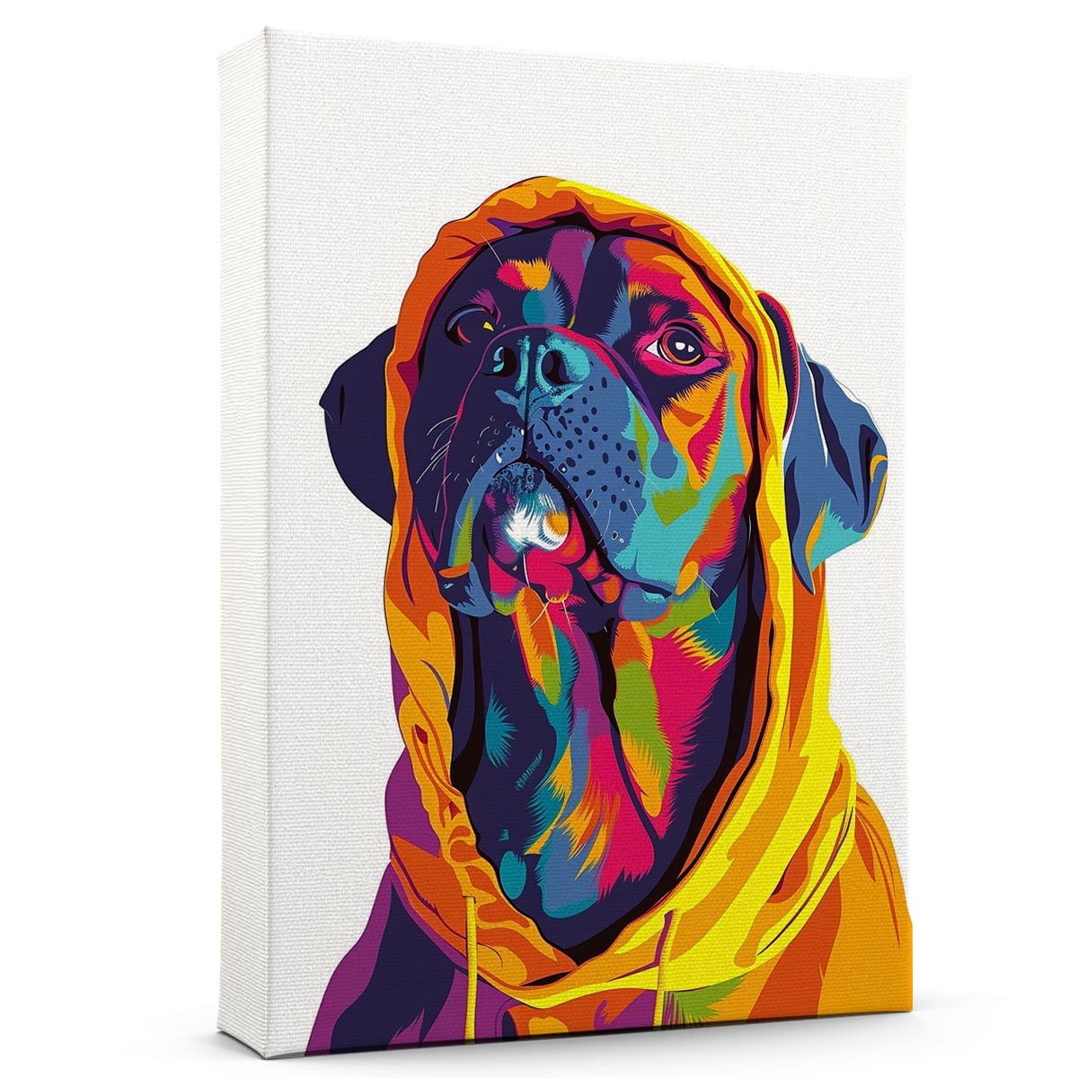 Hudo Wall Art - Funny Dog Canvas Poster for Kids' Room - Harrier Dog ...
