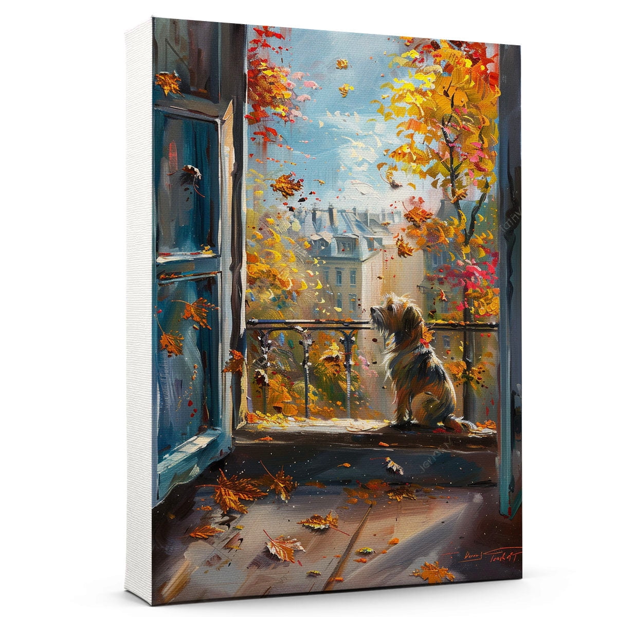 Hudo dog lovers gifts for women - Borzoi Dog Wall Art Canvas, Dog Art ...